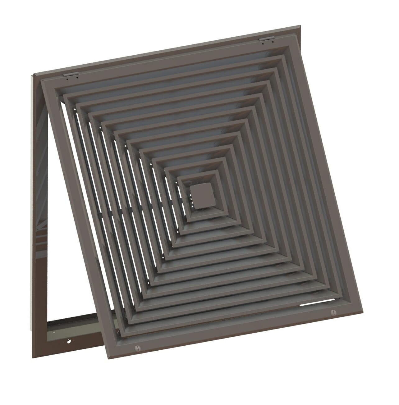 Concentric Louvered Hinged Filter Grille - SSHFG CLCD
