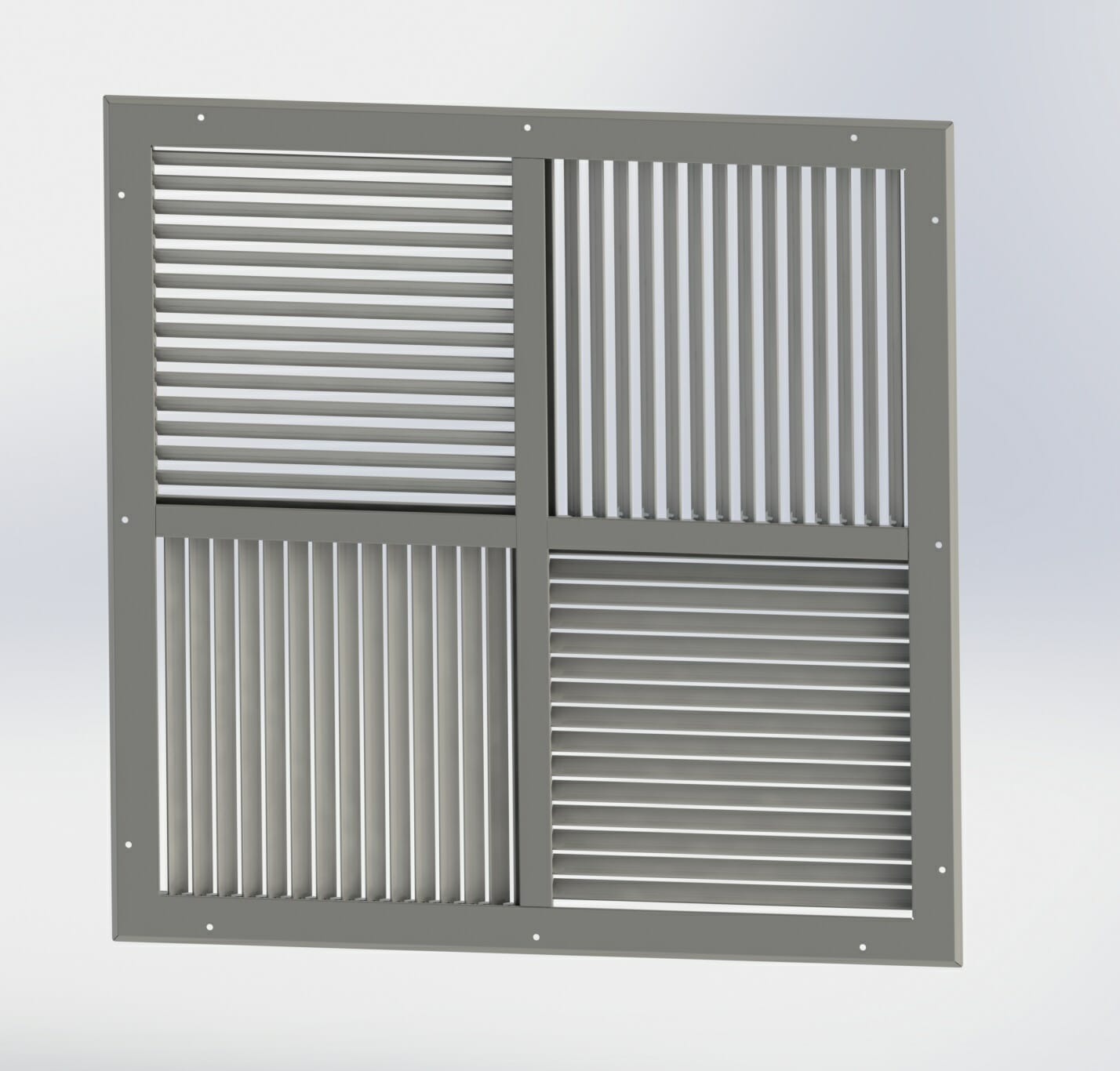 SSMCD Series Modular Single Deflection Ceiling Diffuser