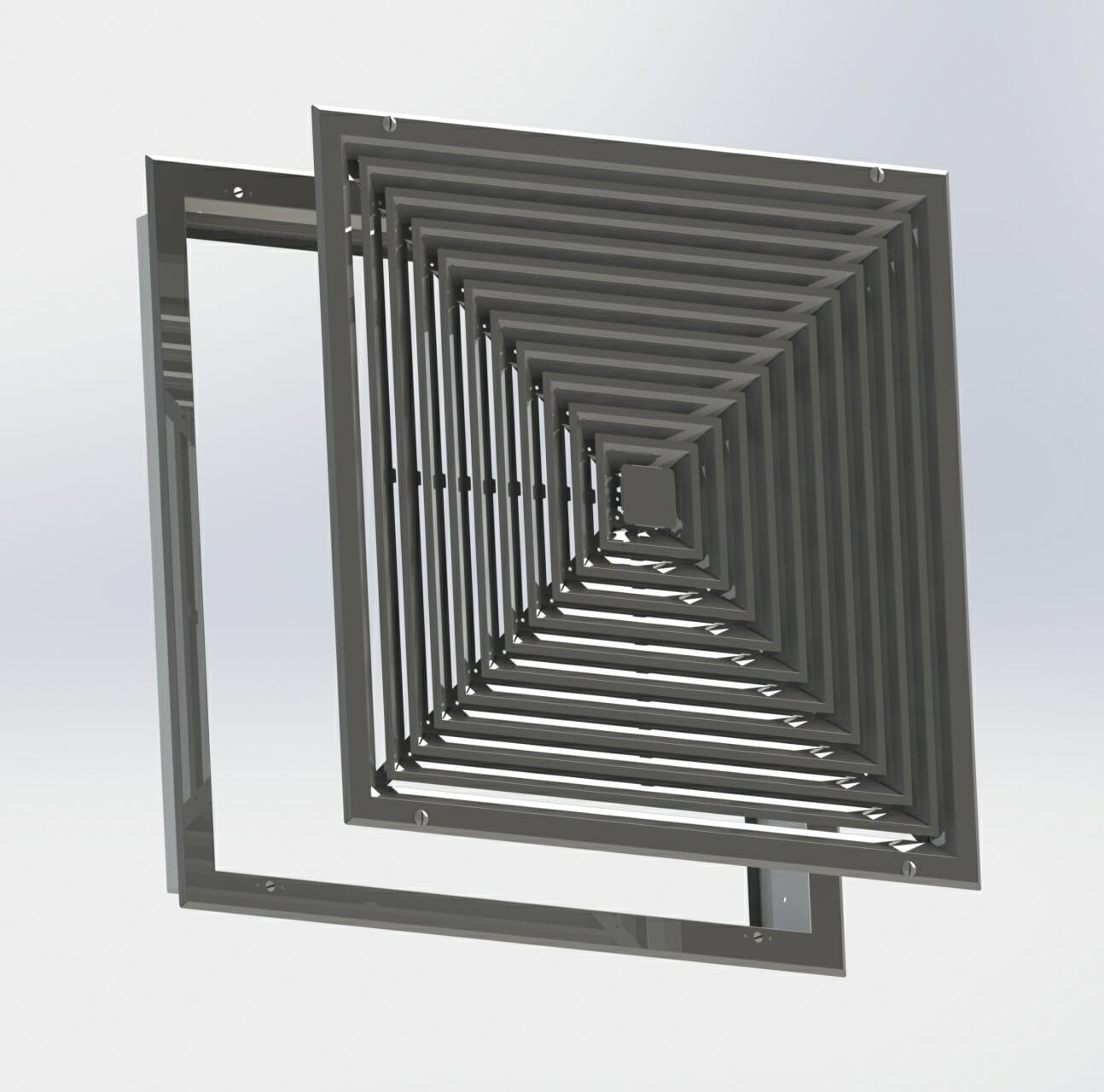 SSFG CLCD Concentric Louvered Filter Grille