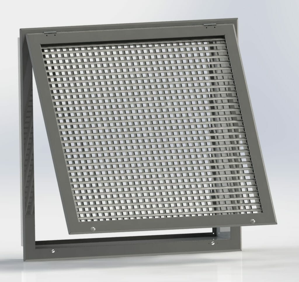 Hinged Filter Grilles - AJ Manufacturing Company | KCMO