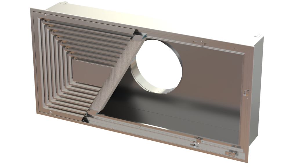 Louvered Face HEPA Filter Diffuser | SSLFHFD-CLCD